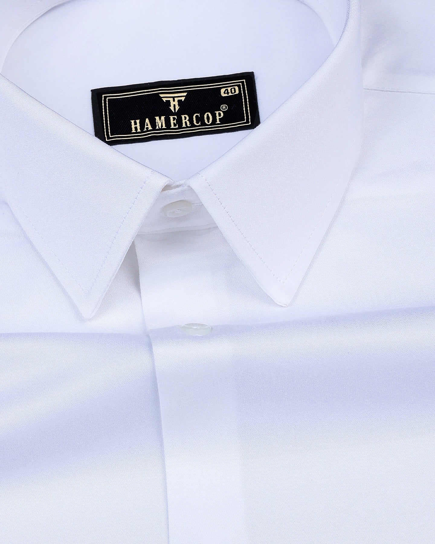 White Shirt High Collar Men's Dress Shirts | Tip Top Canada's Tailor