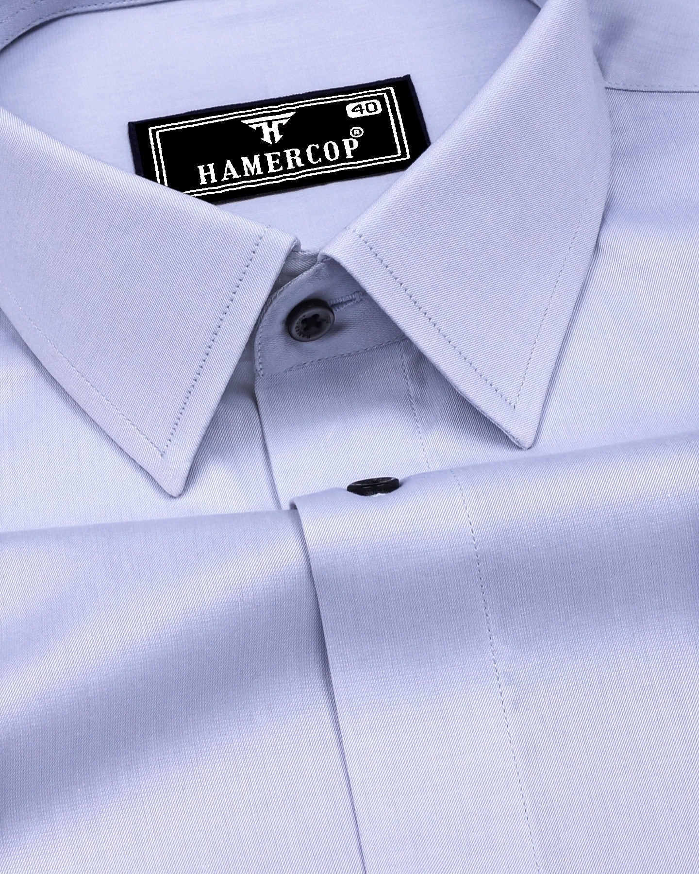 Cement Gray Soft Cotton Formal Shirt – Hamercop