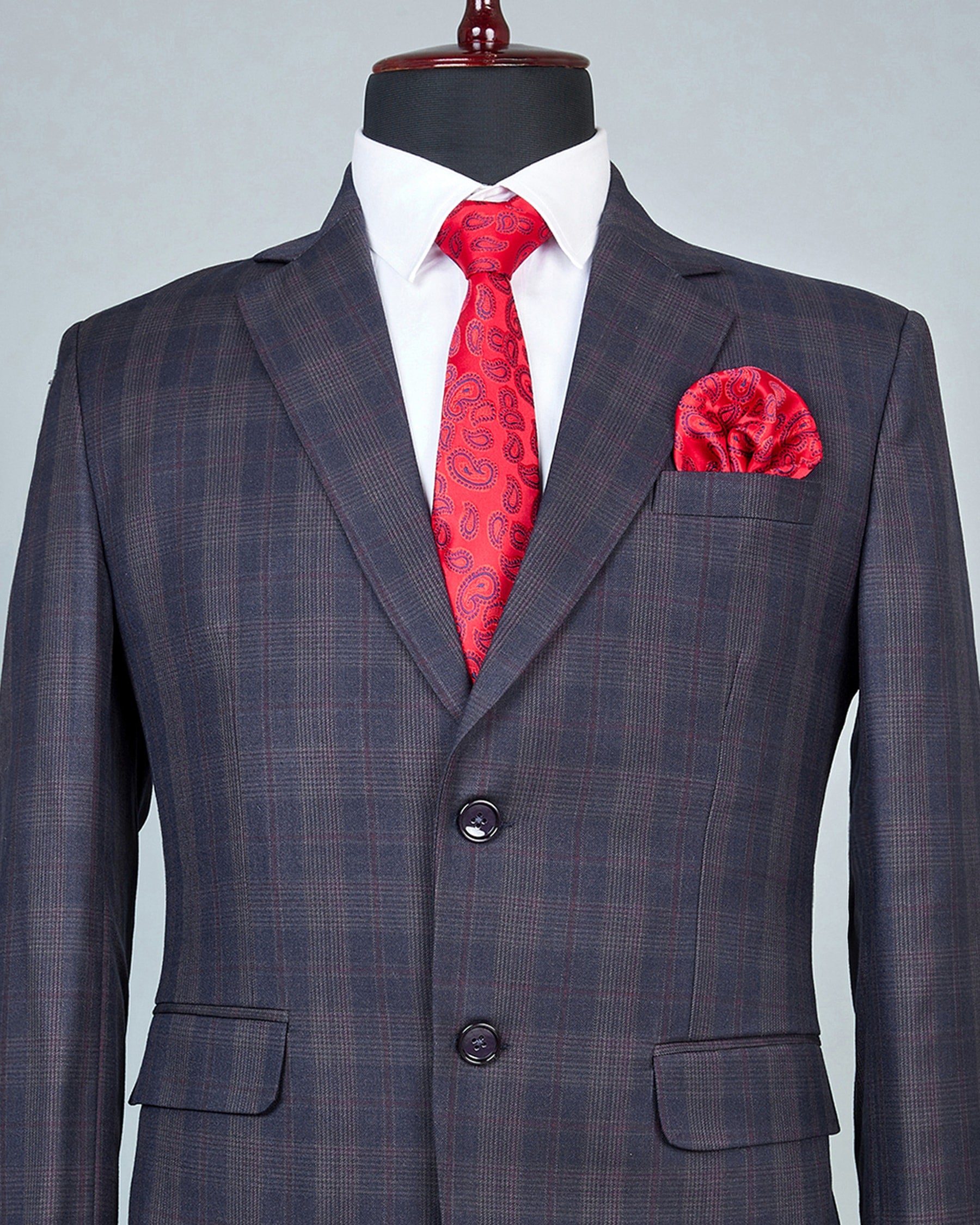 Bluewood Super Fine Checkered Blazer | Hamercop